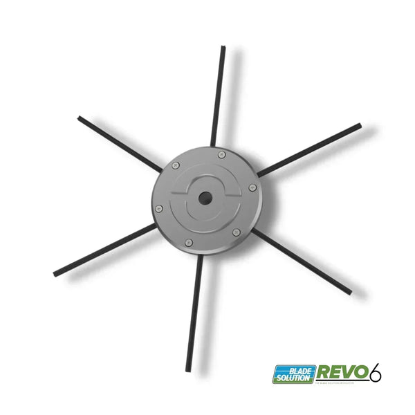 SafeMowing | REVO6 2.0 SAFE Mower Blade System by Blade Solution Corp